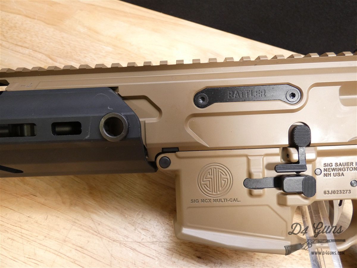 Sig Sauer MCX Rattler Canebrake - .300 BLK - w/ EXTRAS - FDE - XLNT ...