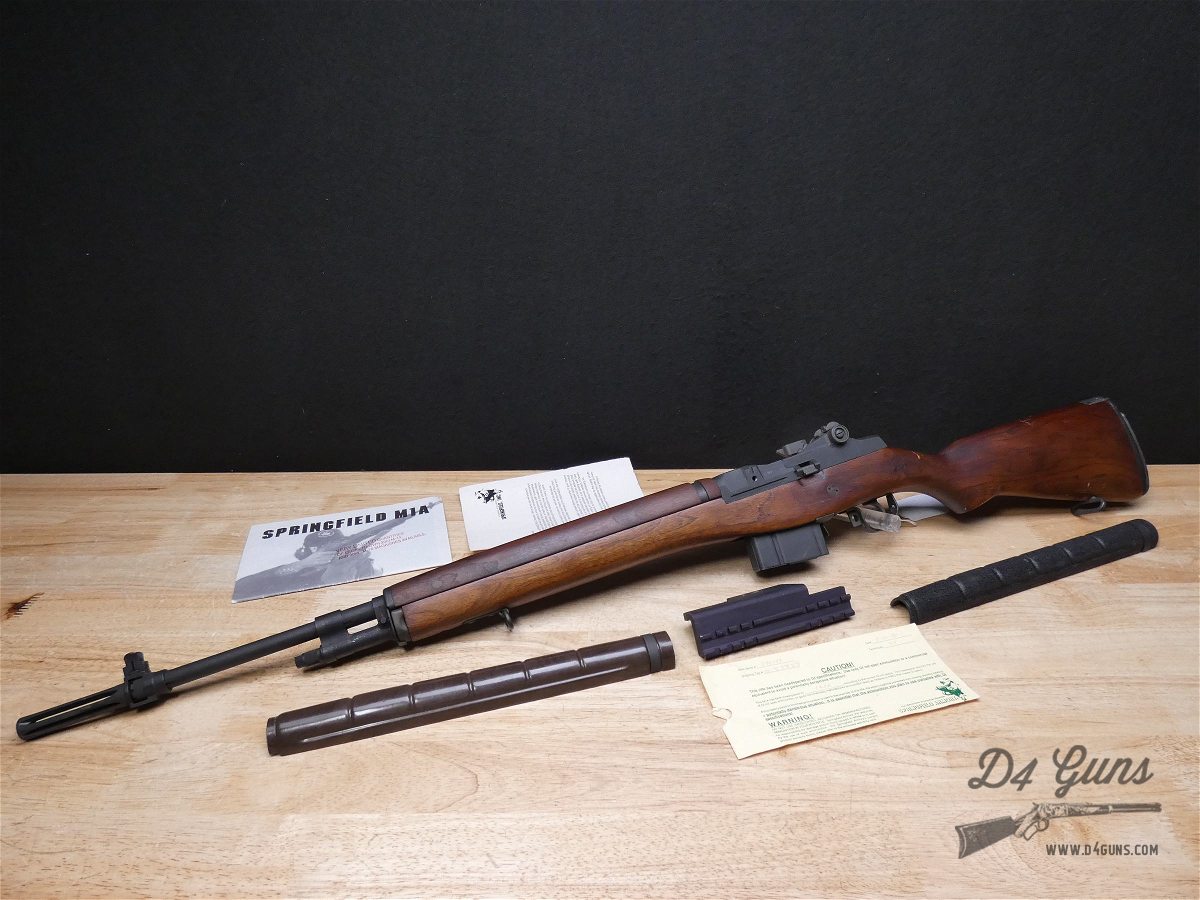 Springfield M1A - .308 Win - W/ M14 GI STOCK + More - Flip Up Butt ...