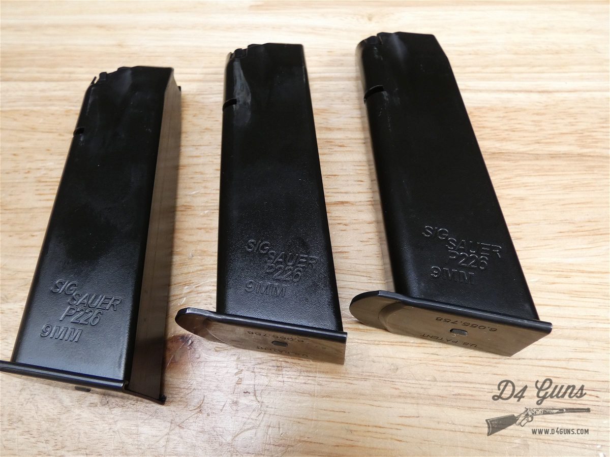Sig Sauer P226 Legion - 9mm - w/Case & 3 Mags - 226 - Coin- Look ...