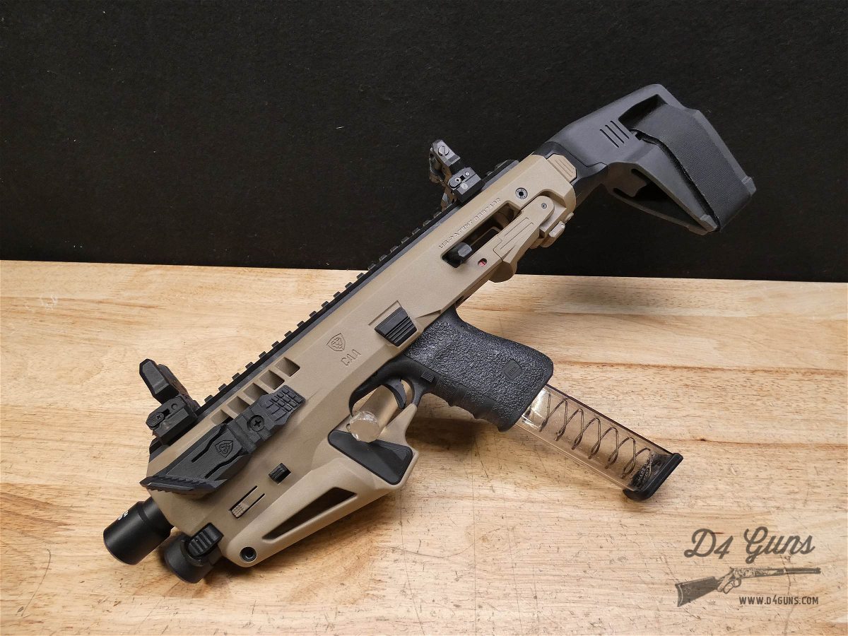 Glock 19 Gen3 - 9mm - Micro Roni FDE Conversion! - G19 - w/ Case & 7 ...