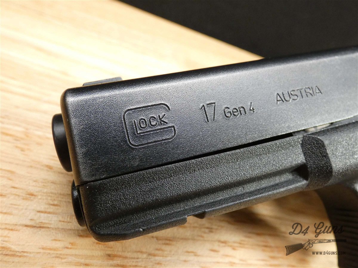 Glock 17 Gen 4 - 9mm - G17 - Custom Barrel & Talon Grips - Taran ...