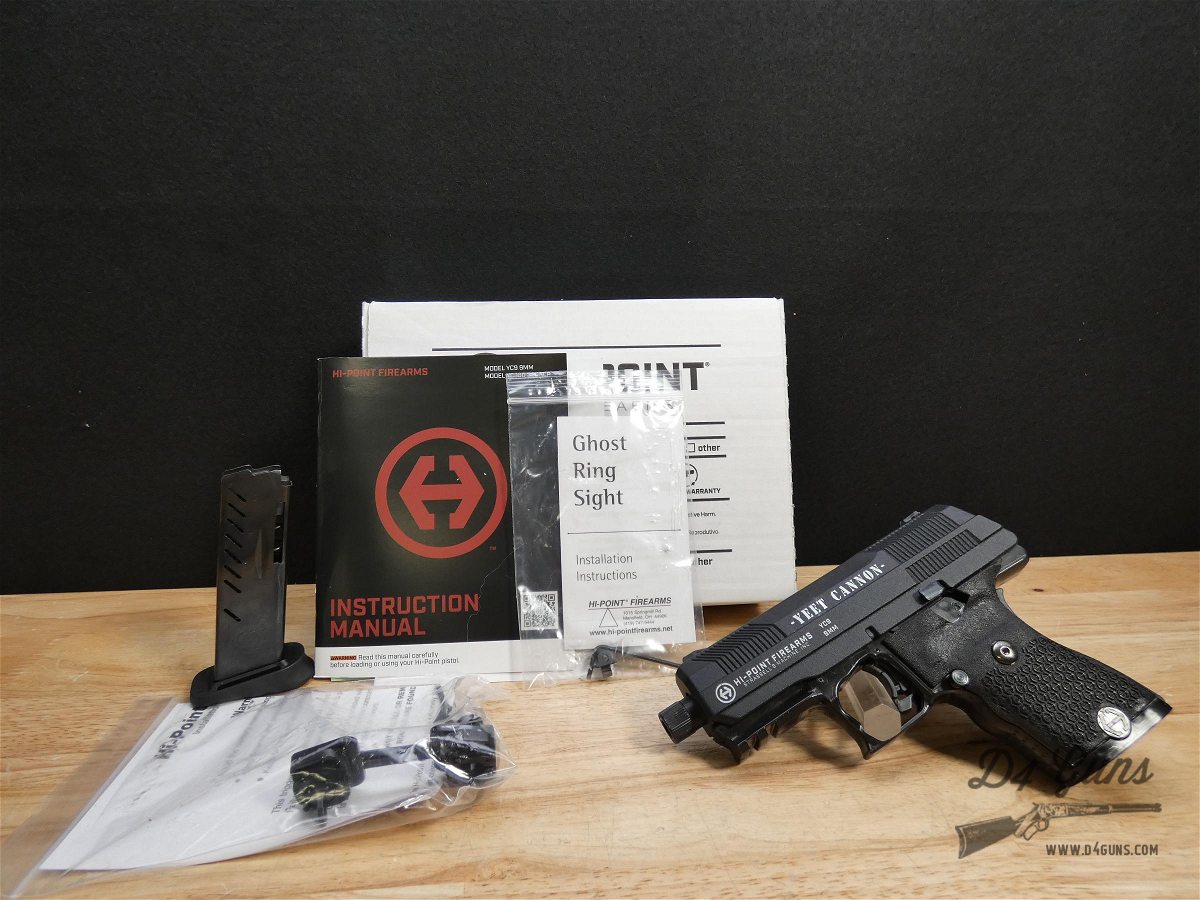 Hi-Point YC9 - 9mm - Threaded - w/ Mag + OG/Box - Yeet Cannon - 9 ...