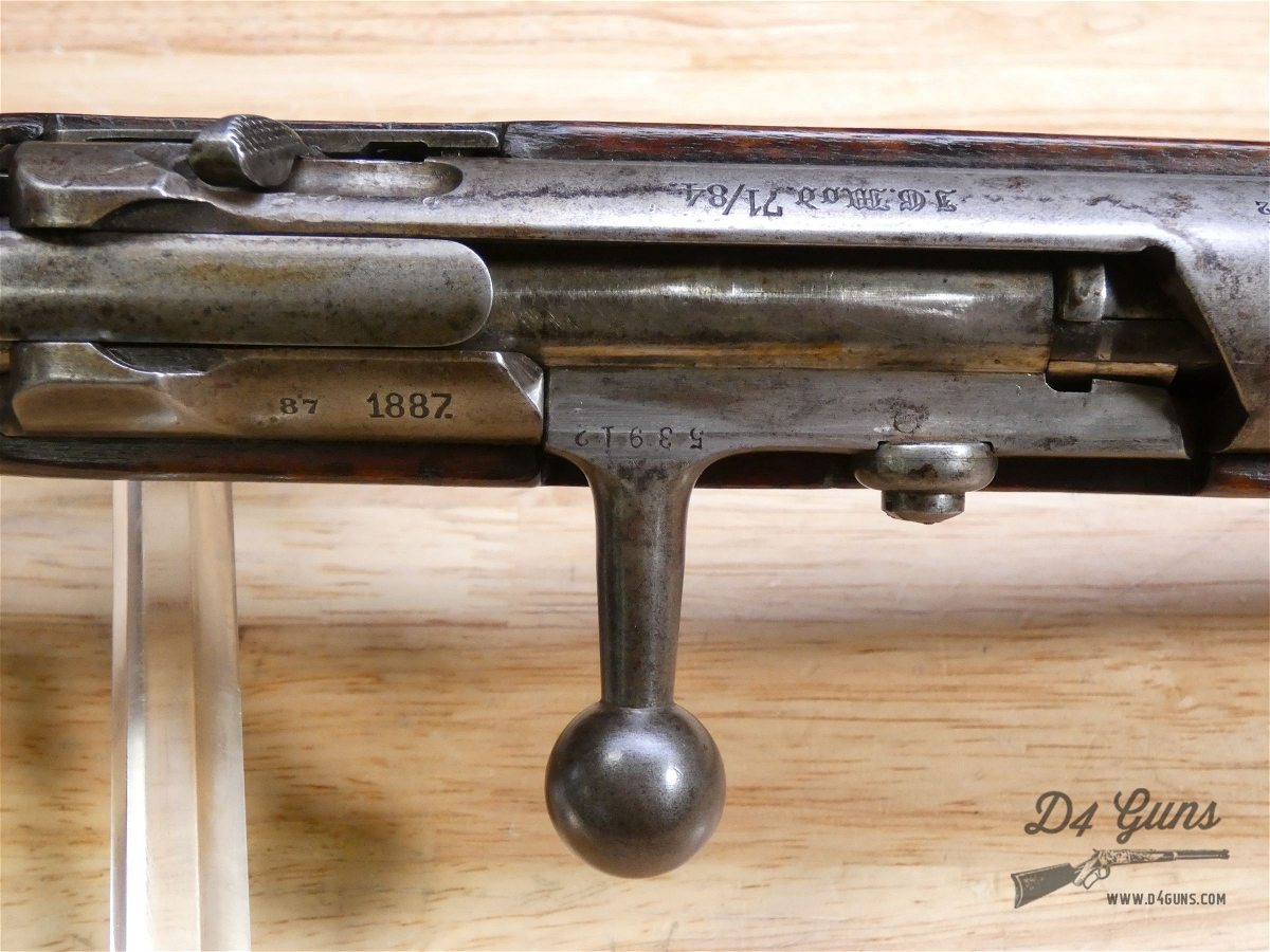 Amberg Mauser Model 71/84 - M1871/84 - 11x60R -MFG 1887- I.G. Mod.71/84 ...