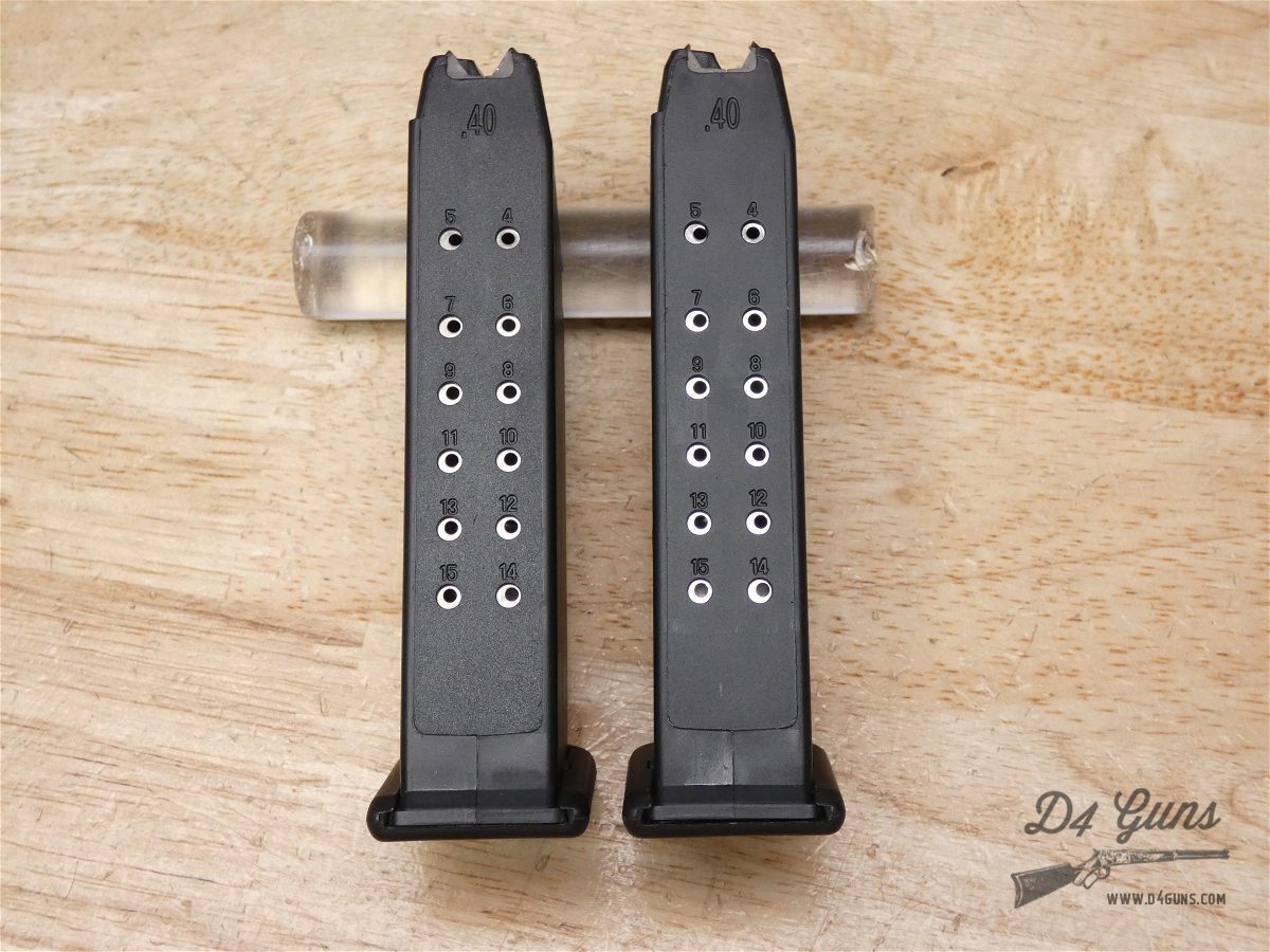 Glock 24 Gen 3 - .40 S&W - G24 Gen3 - XLNT w/ Case & Mags - Trijicon ...