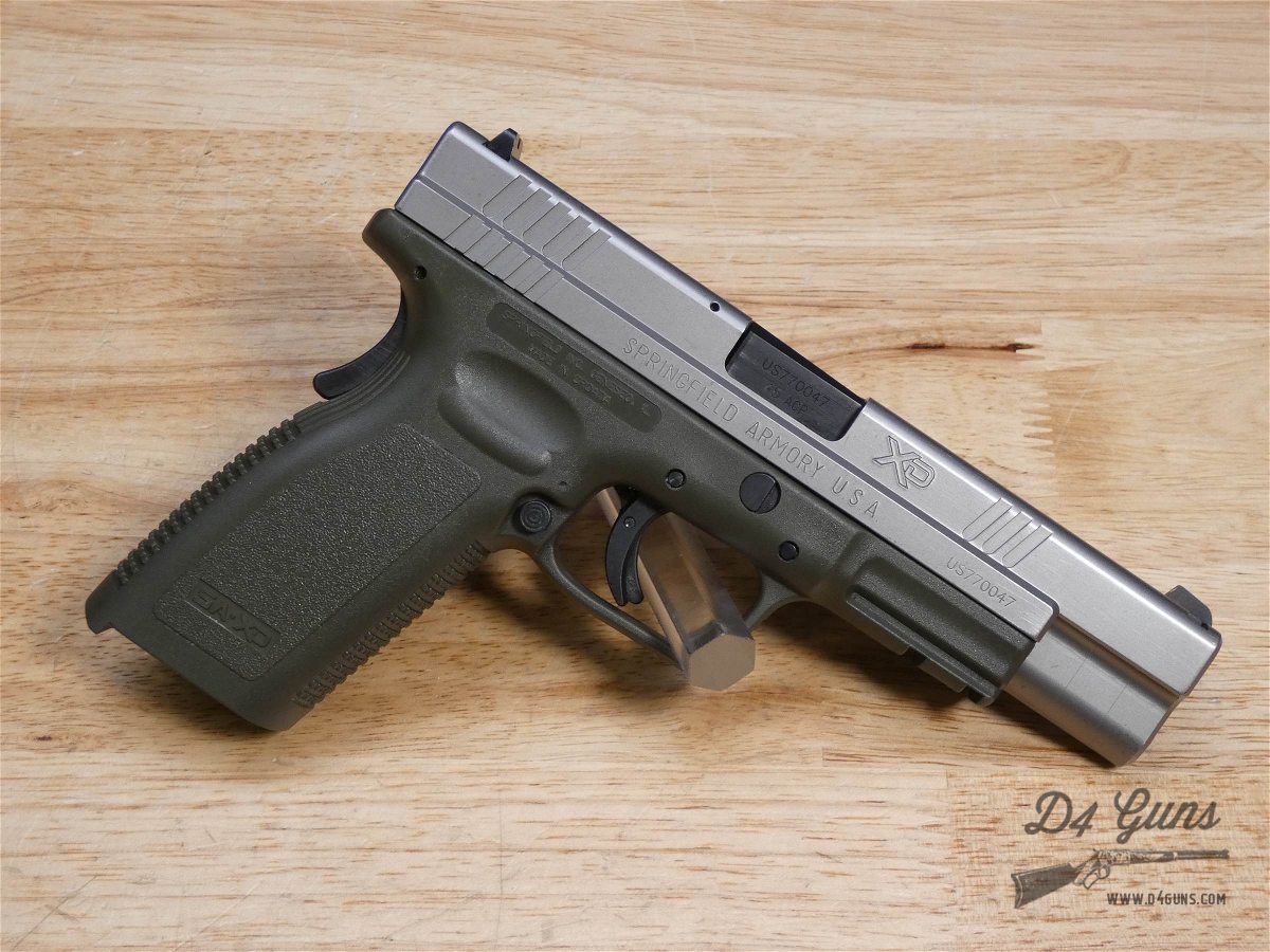 Springfield XD-45 Tactical - .45 ACP - 45 AUTO - 2 Mags + Case - XD45 ...