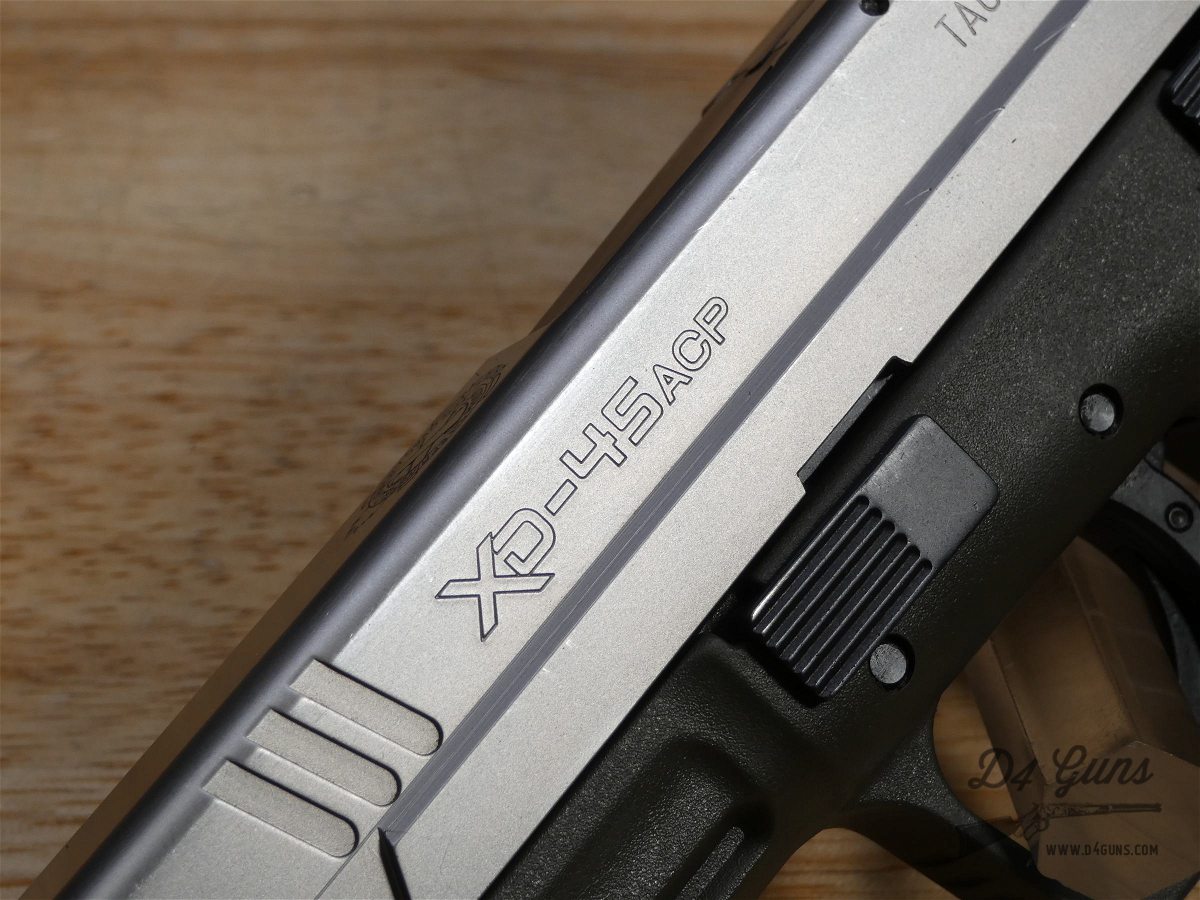 Springfield XD-45 Tactical - .45 ACP - 45 AUTO - 2 Mags + Case - XD45 ...