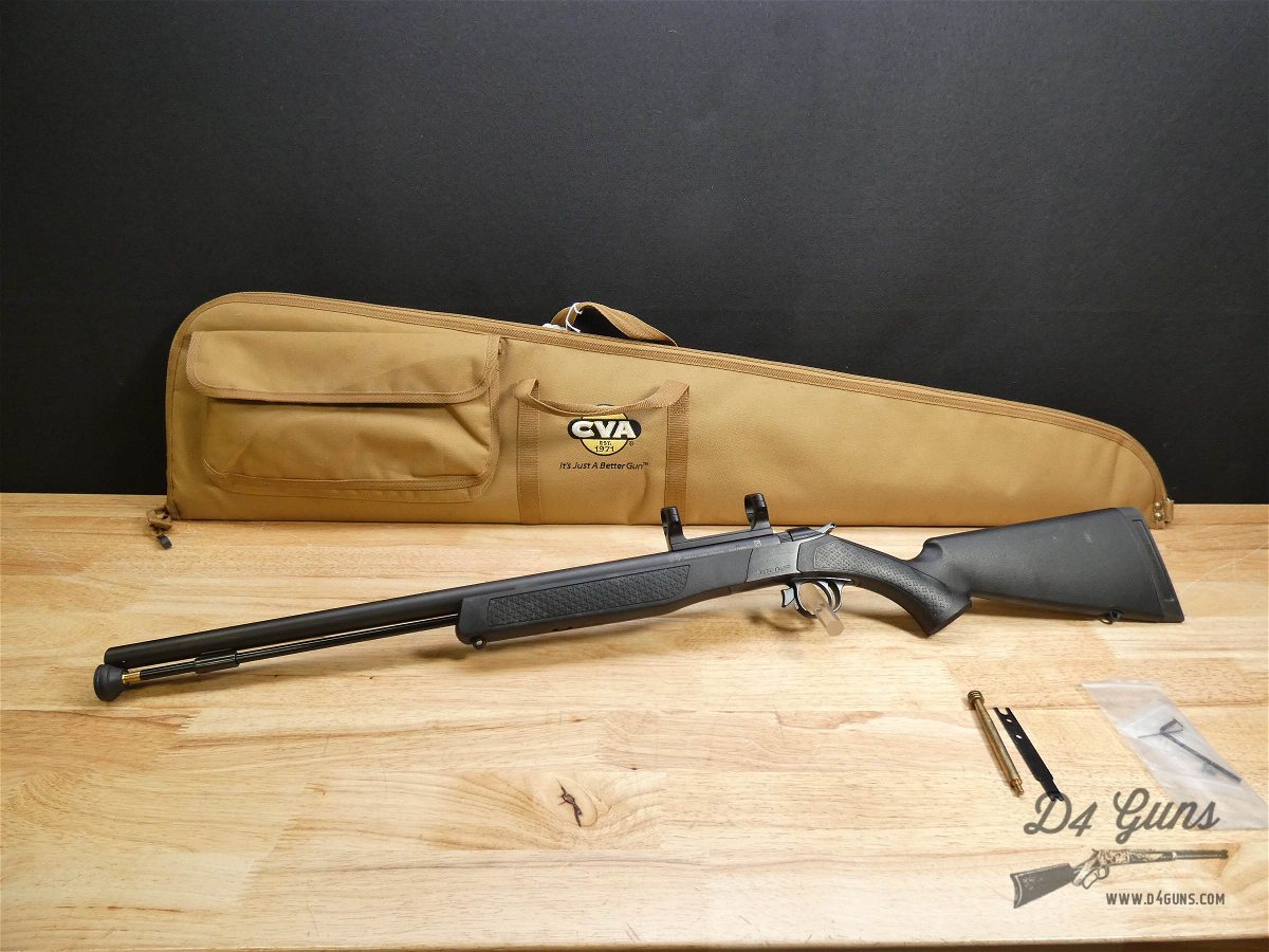 Connecticut Valley Arms Wolf - .50 Cal - CVA - w/ Extras! - Black ...