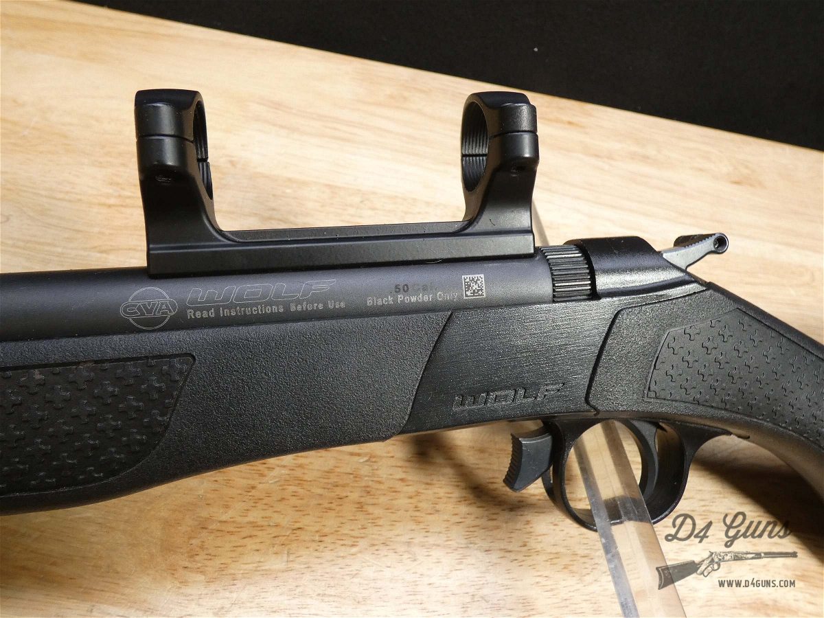 Connecticut Valley Arms Wolf - .50 Cal - CVA - w/ Extras! - Black ...