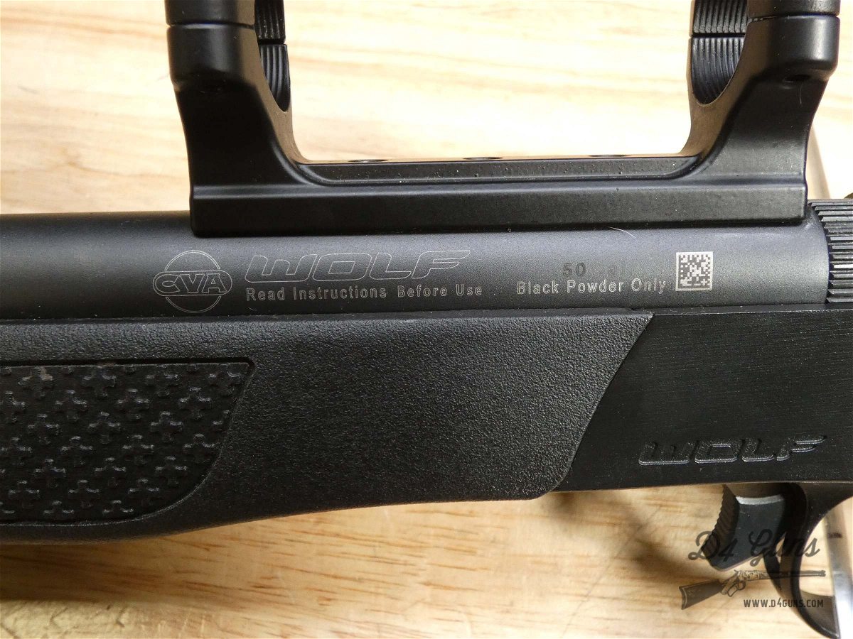 Connecticut Valley Arms Wolf - .50 Cal - CVA - w/ Extras! - Black ...