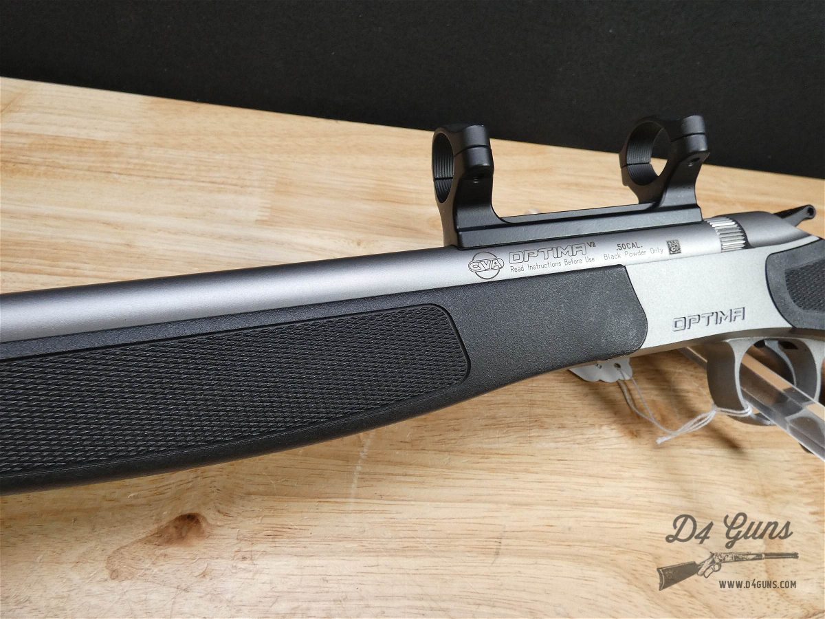 CVA Optima V2 - .50 Cal - Fluted Stainless Barrel - Connecticut Valley ...