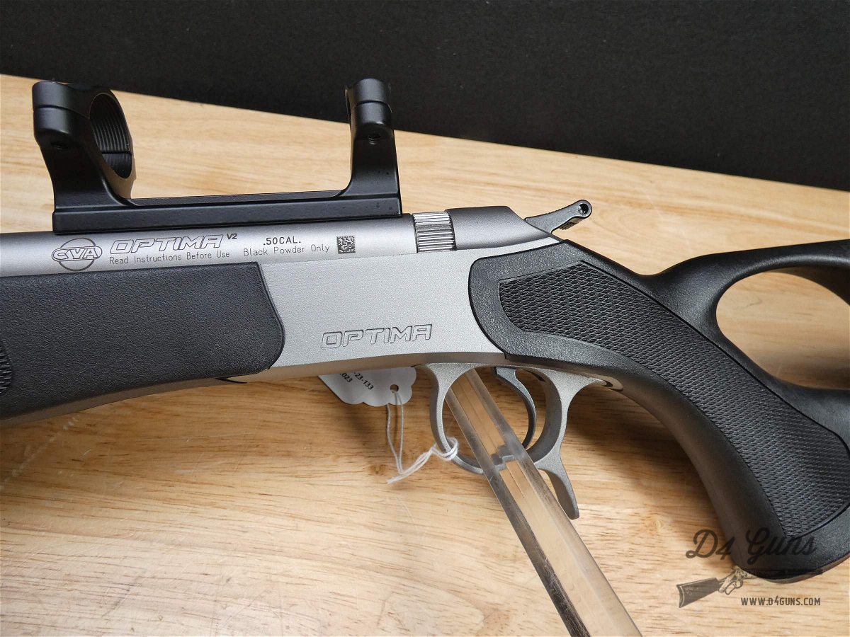 CVA Optima V2 - .50 Cal - Fluted Stainless Barrel - Connecticut Valley ...