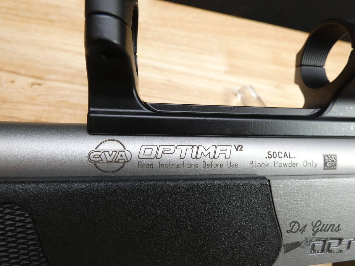 CVA Optima V2 - .50 Cal - Fluted Stainless Barrel - Connecticut Valley ...