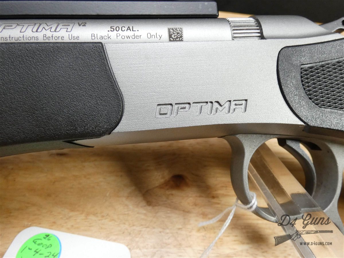 CVA Optima V2 - .50 Cal - Fluted Stainless Barrel - Connecticut Valley ...