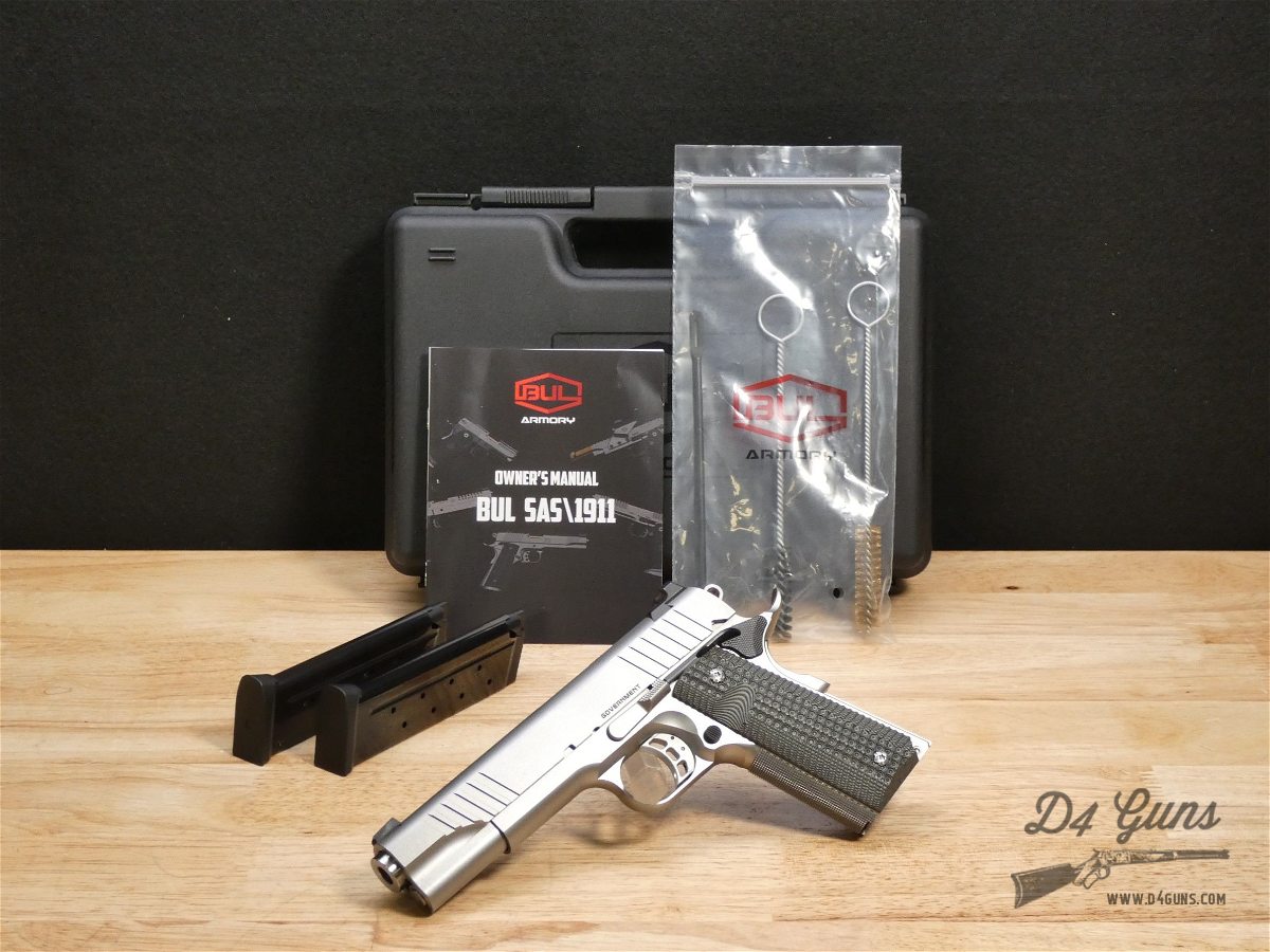 Bul Armory 1911 Government - 9mm - Stainless - Bull BBL - w/ OG Case ...