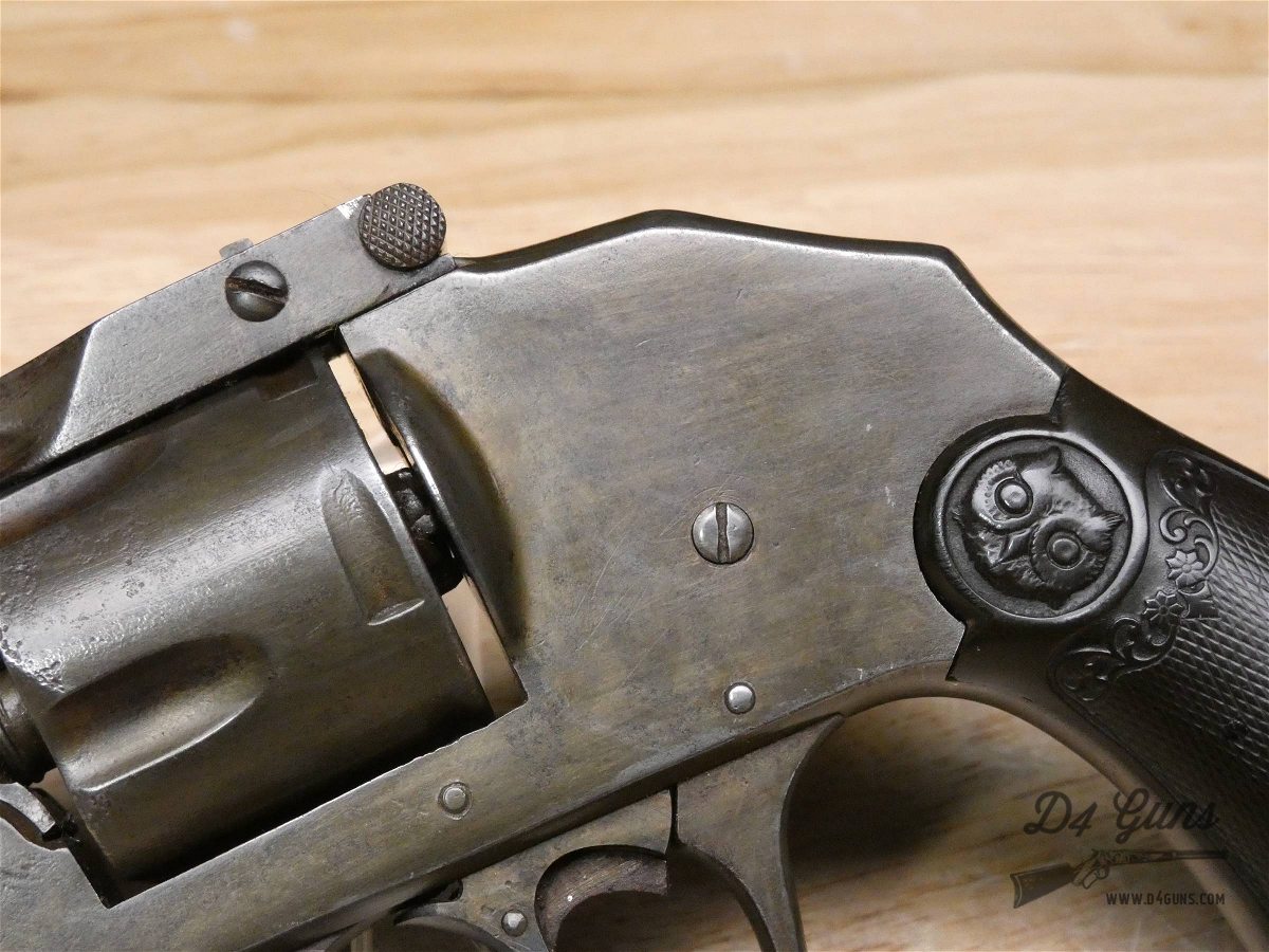 Iver Johnson Safety Hammerless Owl Head - .38 S&W - Top Break - 5 IN ...