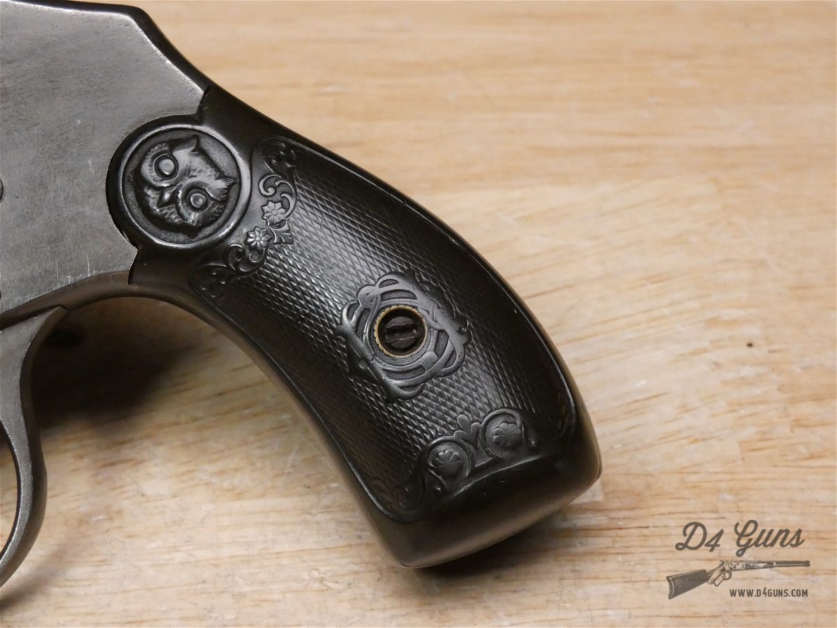 Iver Johnson Safety Hammerless Owl Head - .38 S&W - Top Break - 5 IN ...