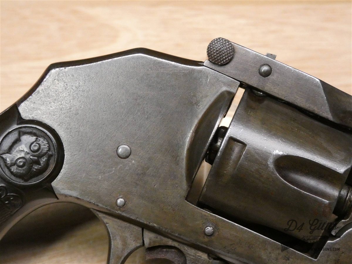 Iver Johnson Safety Hammerless Owl Head - .38 S&W - Top Break - 5 IN ...