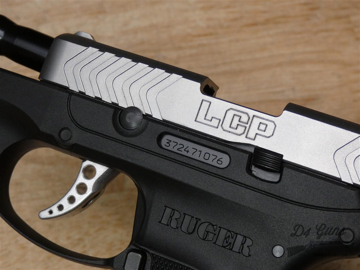 Ruger LCP - .380 ACP - Stainless Slide - Mag - MFG 2022 - Conceal Carry ...