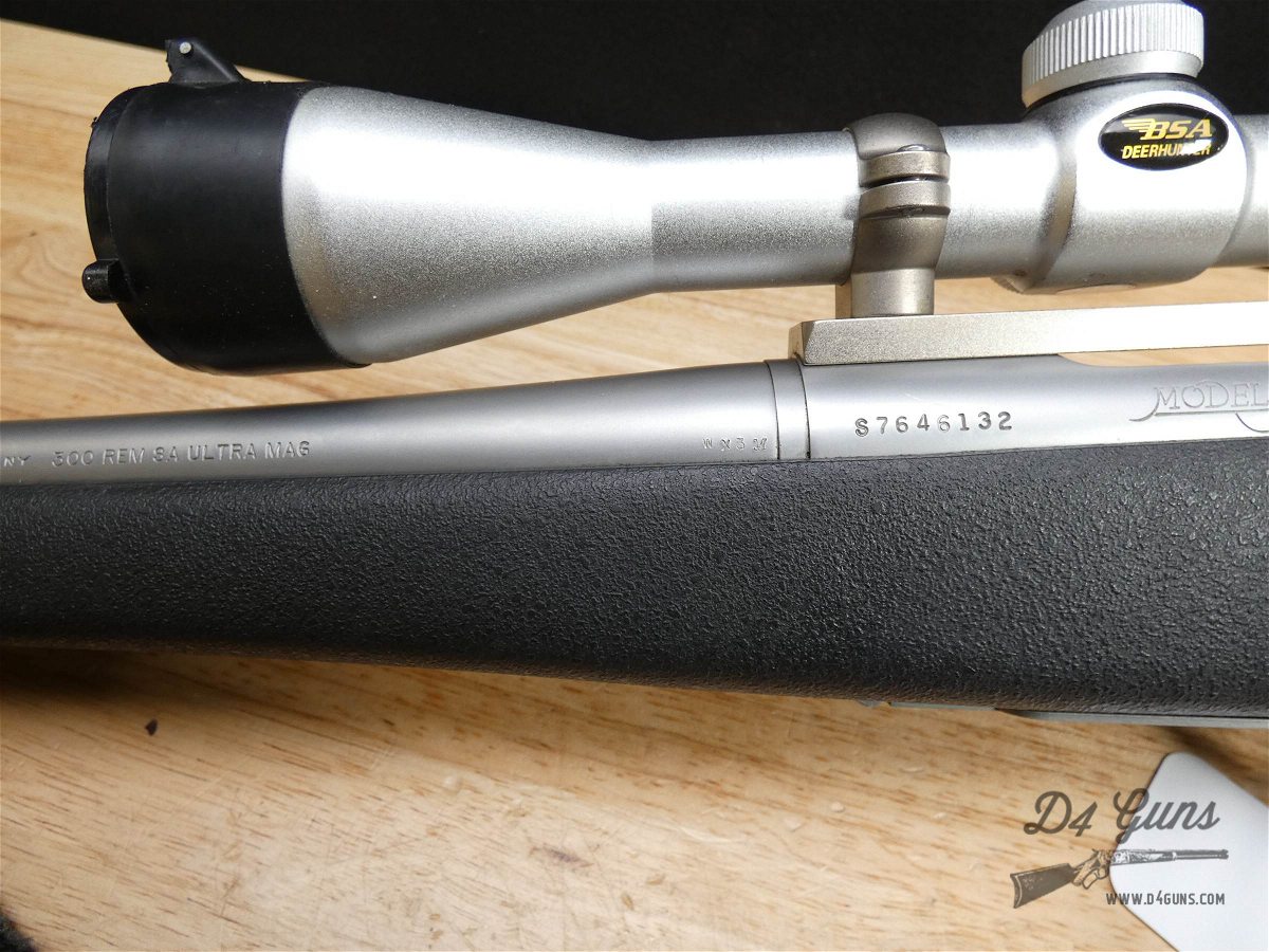 Remington Model Seven - .300 Rem SA Ultra Mag - Model 7 - Stainless W ...