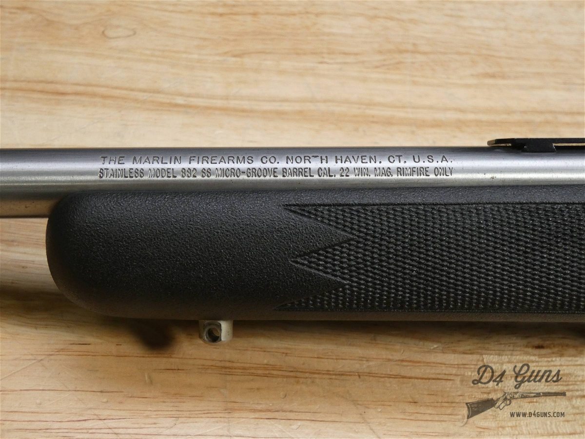 Marlin Model 882 SS - .22 Win Mag - 882SS - Stainless Steel - W/ Mag ...