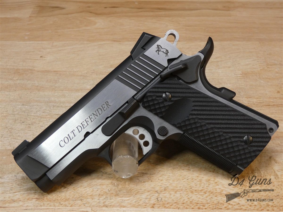 Colt Defender Combat Elite Commander 1911 - .45 ACP - Trijicon Sights ...