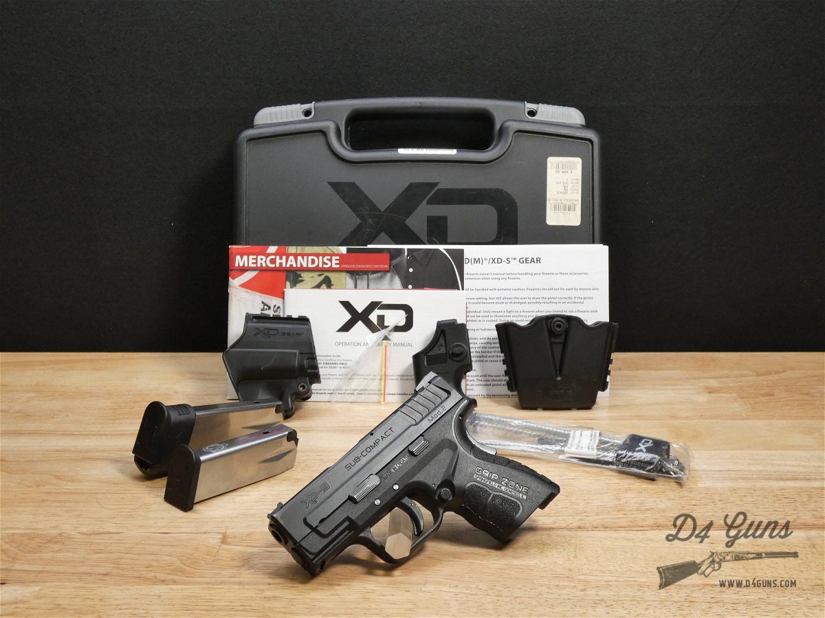 Springfield XD-9 SC - 9mm - Mod.2 - CCW - w/ OG Case & MORE! XDG - Semi ...