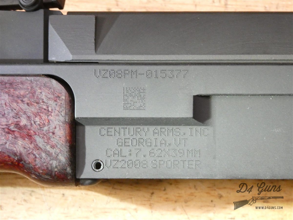 Century Arms Vz2008 Sporter - 7.62x39 - Vz 58 - CAI - VZ58 - w/ 2 Mags ...