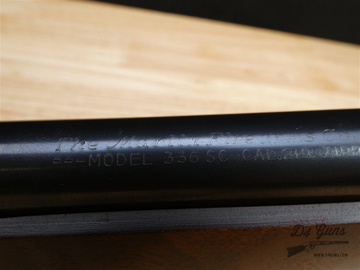 RARE Marlin 336SC - .219 Zipper - JM Stamp - 336 SC - MFG 1957 ...