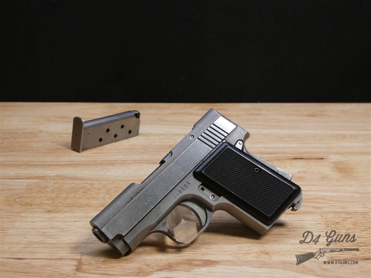 AMT Backup - .380 ACP/ 9MM Kurz - Stainless - w/Mag - Pocket Pistol ...