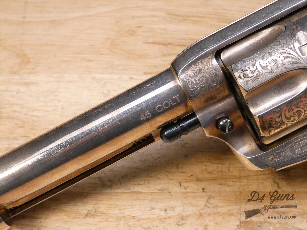 Uberti 1873 SAA Cattleman - .45 Colt - Engraved - Peacemaker - Stoeger ...