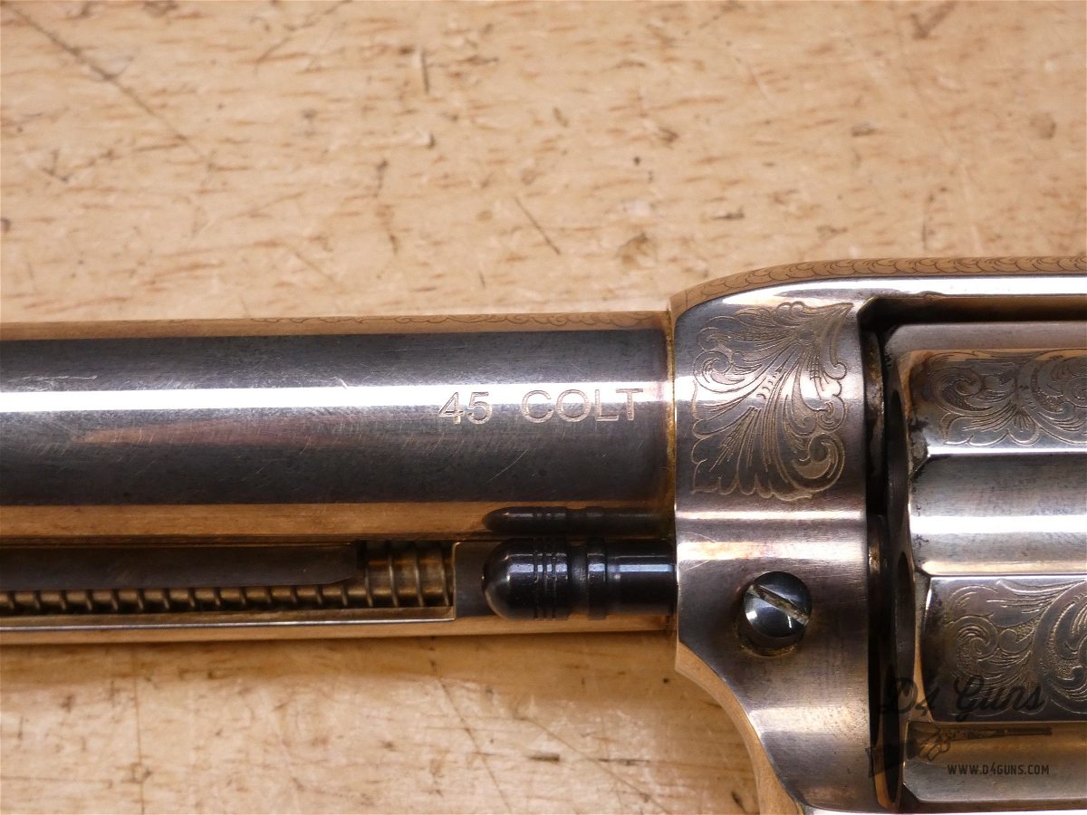Uberti 1873 SAA Cattleman - .45 Colt - Engraved - Peacemaker - Stoeger ...
