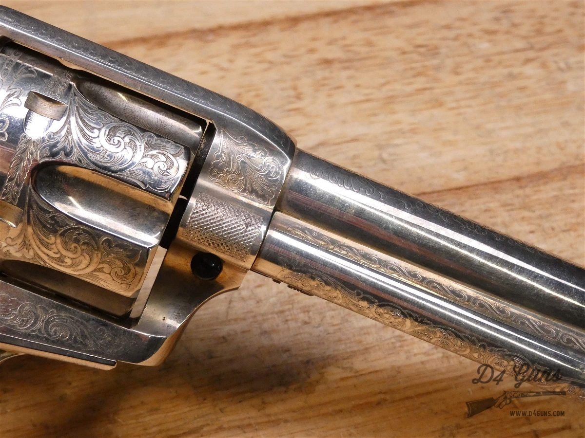 Uberti 1873 SAA Cattleman - .45 Colt - Engraved - Peacemaker - Pearl ...