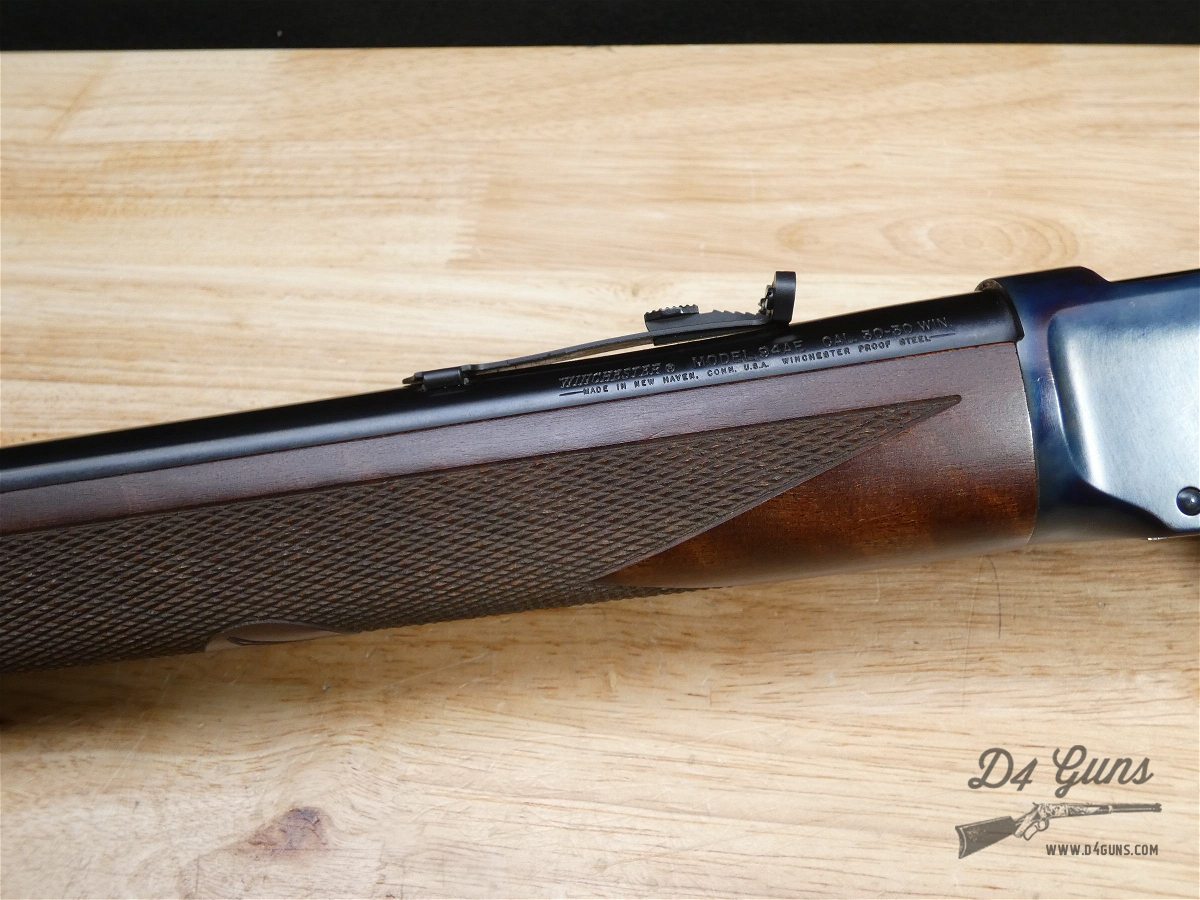 Winchester 94AE - .30-30 - Model 94 - Rear Folding Peep - Case Hardened ...