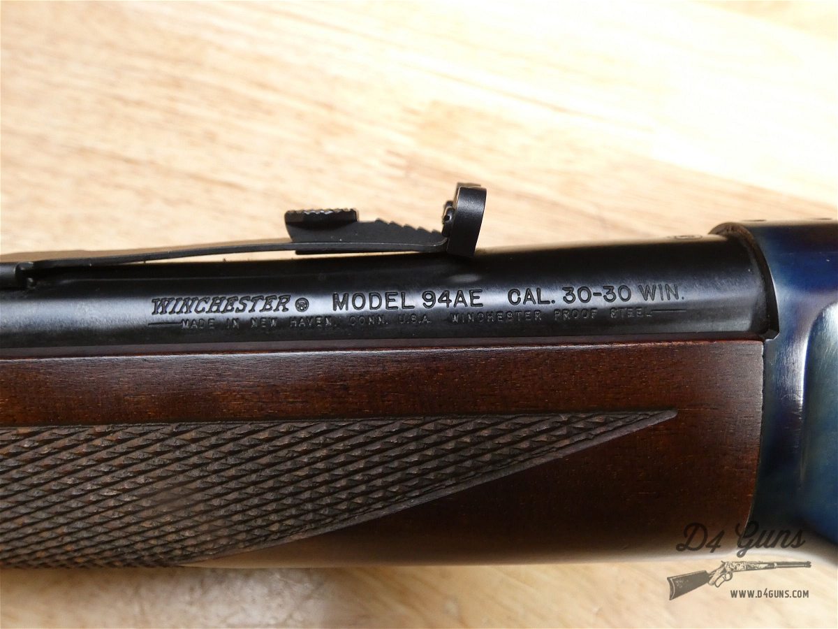 Winchester 94AE - .30-30 - Model 94 - Rear Folding Peep - Case Hardened ...