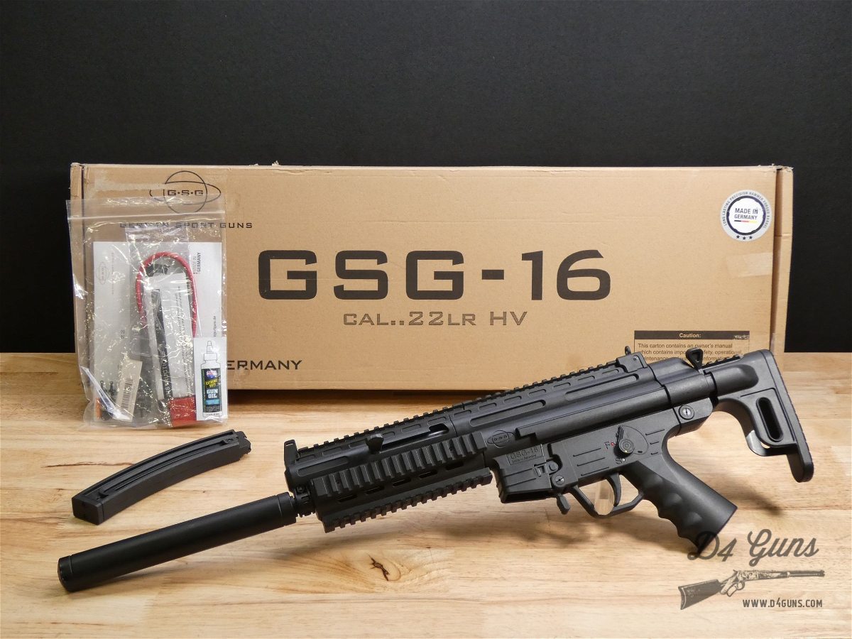 ATI GSG-16 - .22 LR - Mfg. 2021 - MP5 - Plinker - Germany - w/ OG Box ...