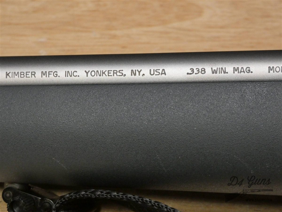 Kimber 8400 Montana - .338 Win Mag - Stainless - Scope Rings - Bolt ...