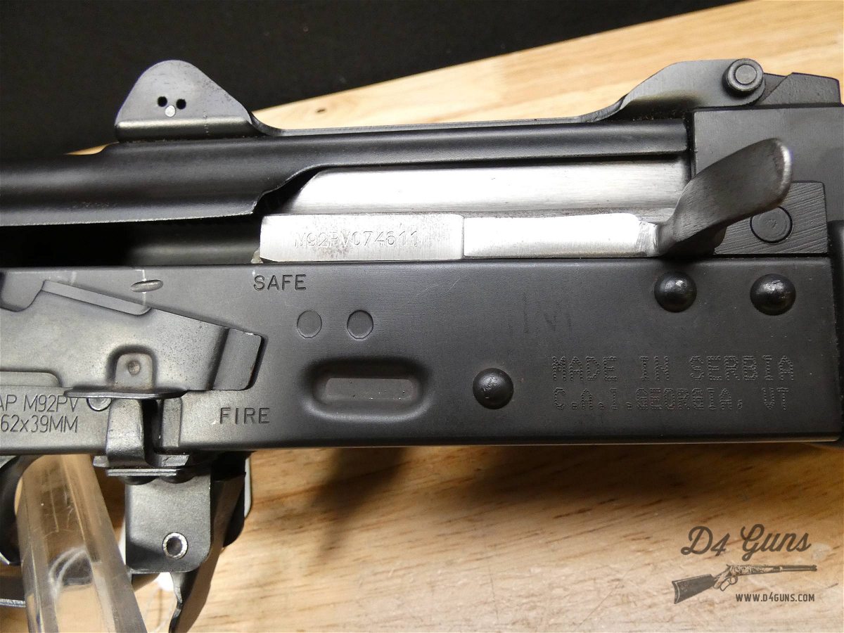 Zastava PAP M92PV - 7.62x39 - CAI Import - M92 PV AK Pistol - Draco ...