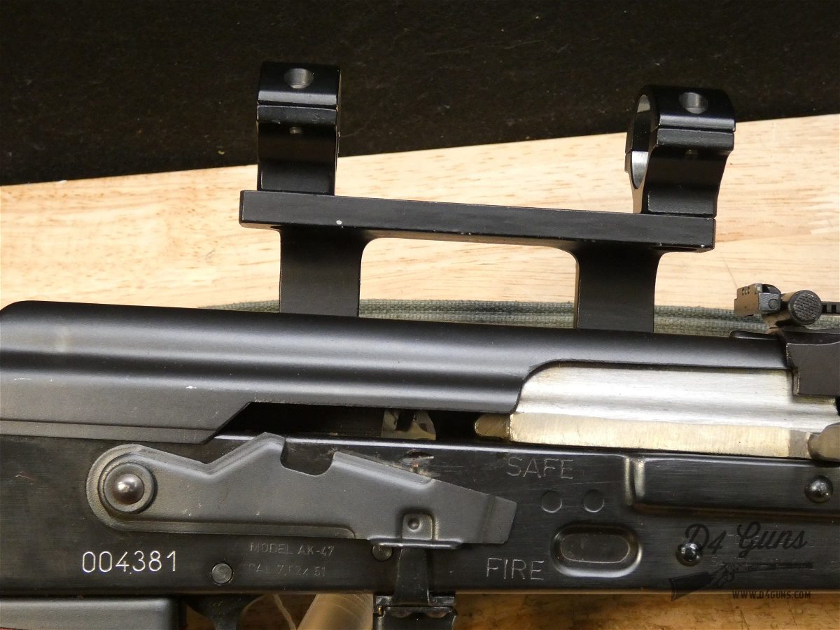 Zastava ZPAP M77 - 7.62x51 - RPK - AK47 - .308 - Yugo - w/Rail & Rings ...