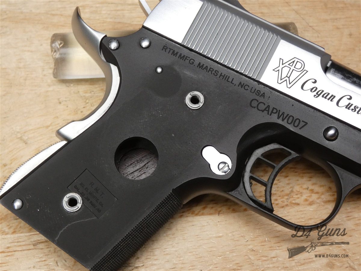 APW Bob Cogan Custom 1911 Officers Model - .45 ACP - Stainless - Colt ...
