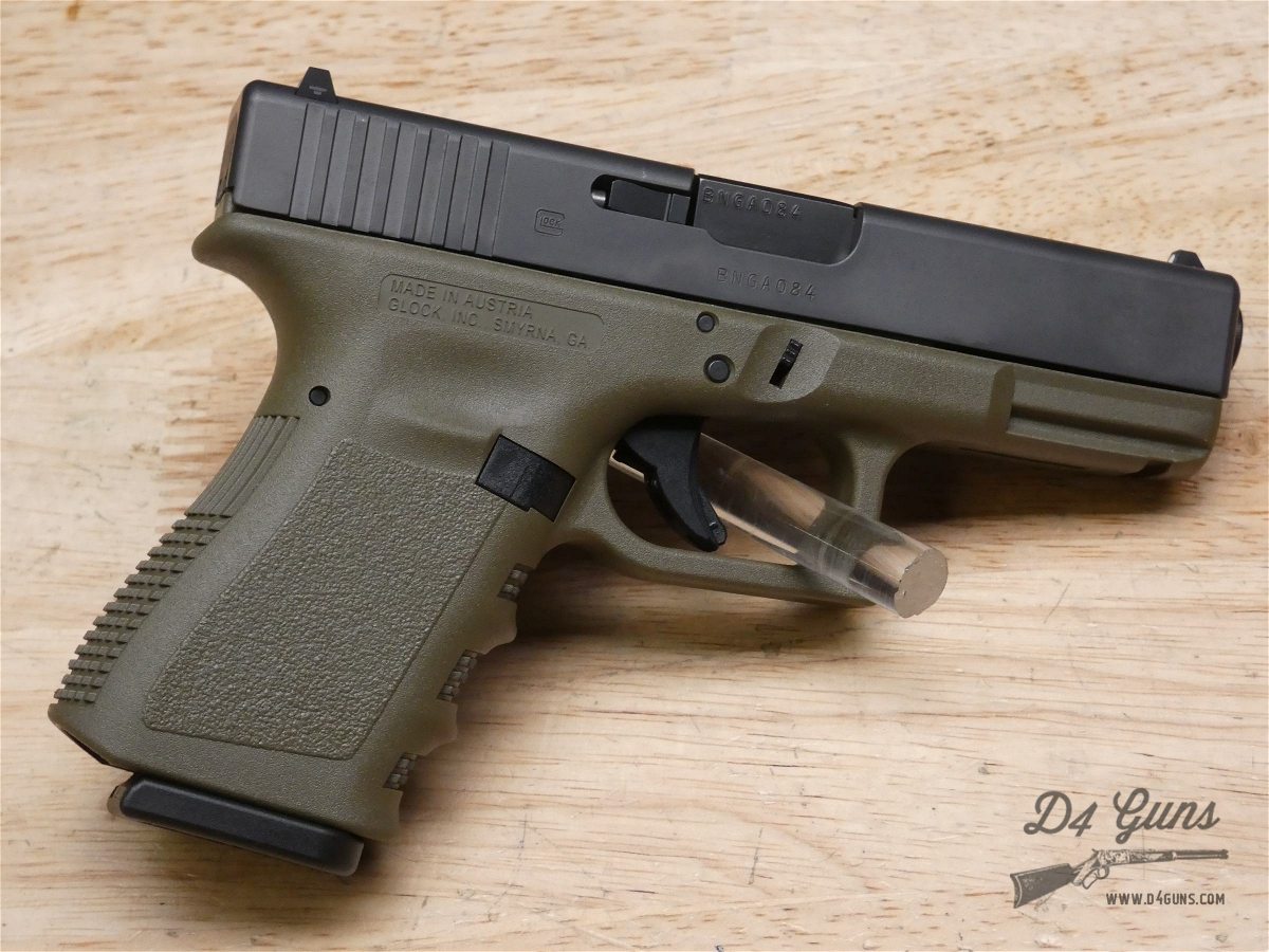 Glock 19 OD Gen 3 - 9mm - Austrian Made - G19 - w/ OG Case & 2 Mags ...