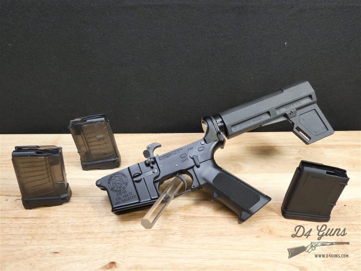 Standard Manufacturing STD-15 - Complete AR Lower - Multi-Cal - 3 Mags ...