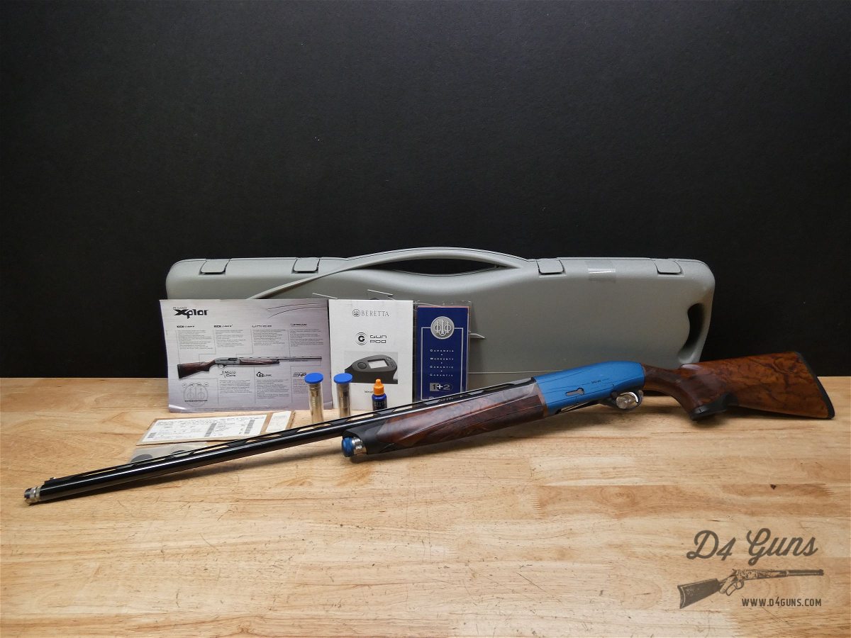 Beretta A400 Xcel - 12ga - Mfg. 2013 - Blue - Trap - w/ Gun Pod & More ...