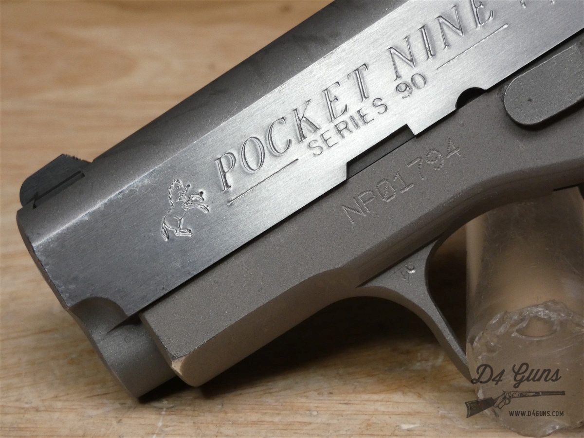 Colt Pocket Nine Series 90 - 9mm - w/ 2 Mags - Stainless - MFG 1999 ...