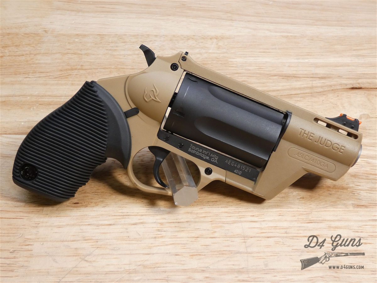 Taurus The Judge Public Defender Poly 45 - .410ga/.45 Colt - TAN ...