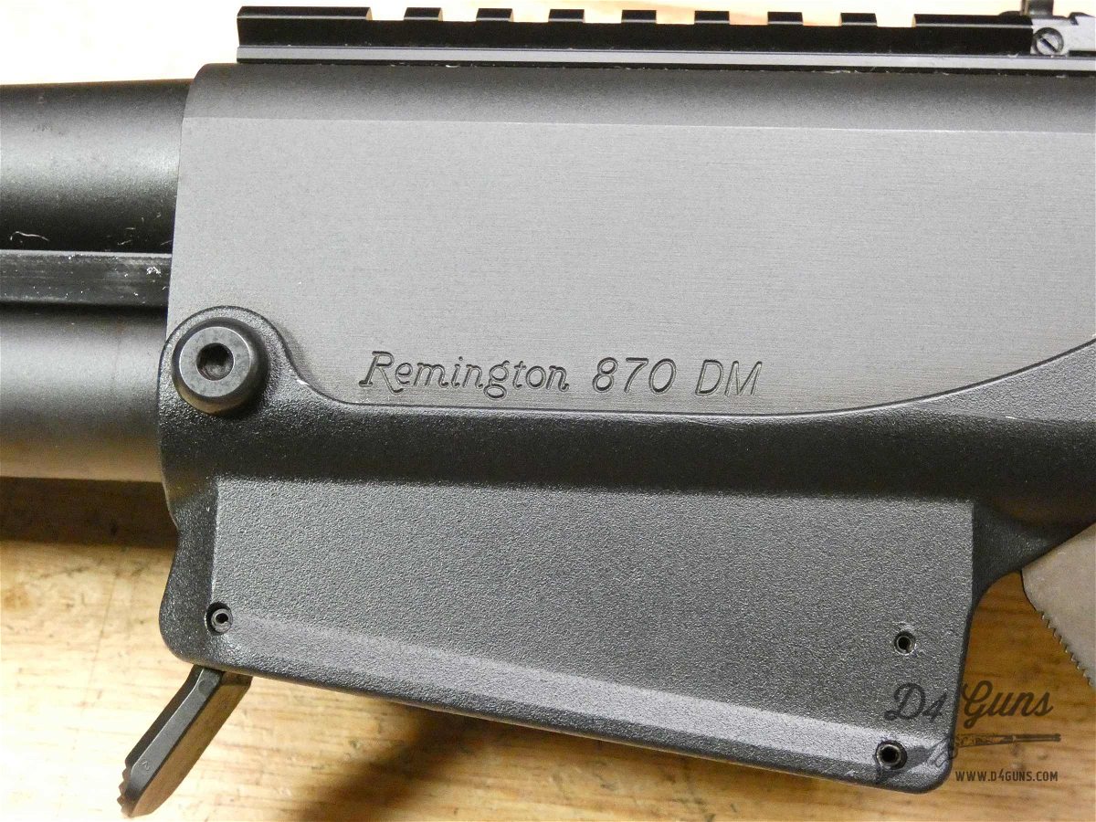 Remington 870 DM - 12 Gauge - Detachable Mag & XS Peep Sight - 870DM ...