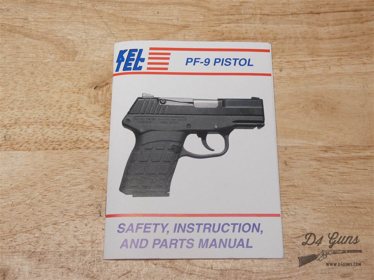 Kel-Tec PF-9 - 9mm - W/ Case & Mag - KelTec PF9 - Compact Carry Pistol ...