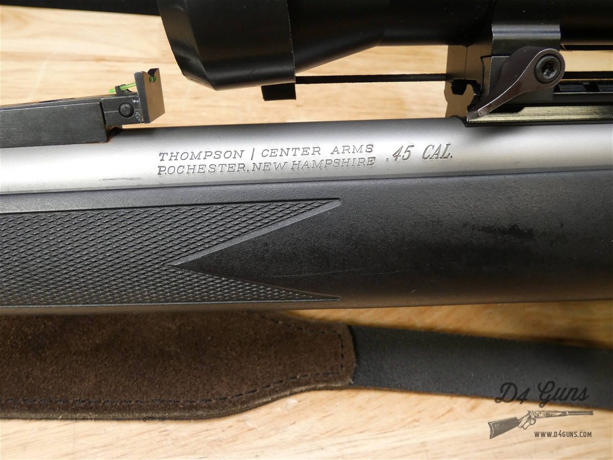 Thompson Center Omega - .45 Cal - Stainless - w/ Bushnell Scope - .45 ...