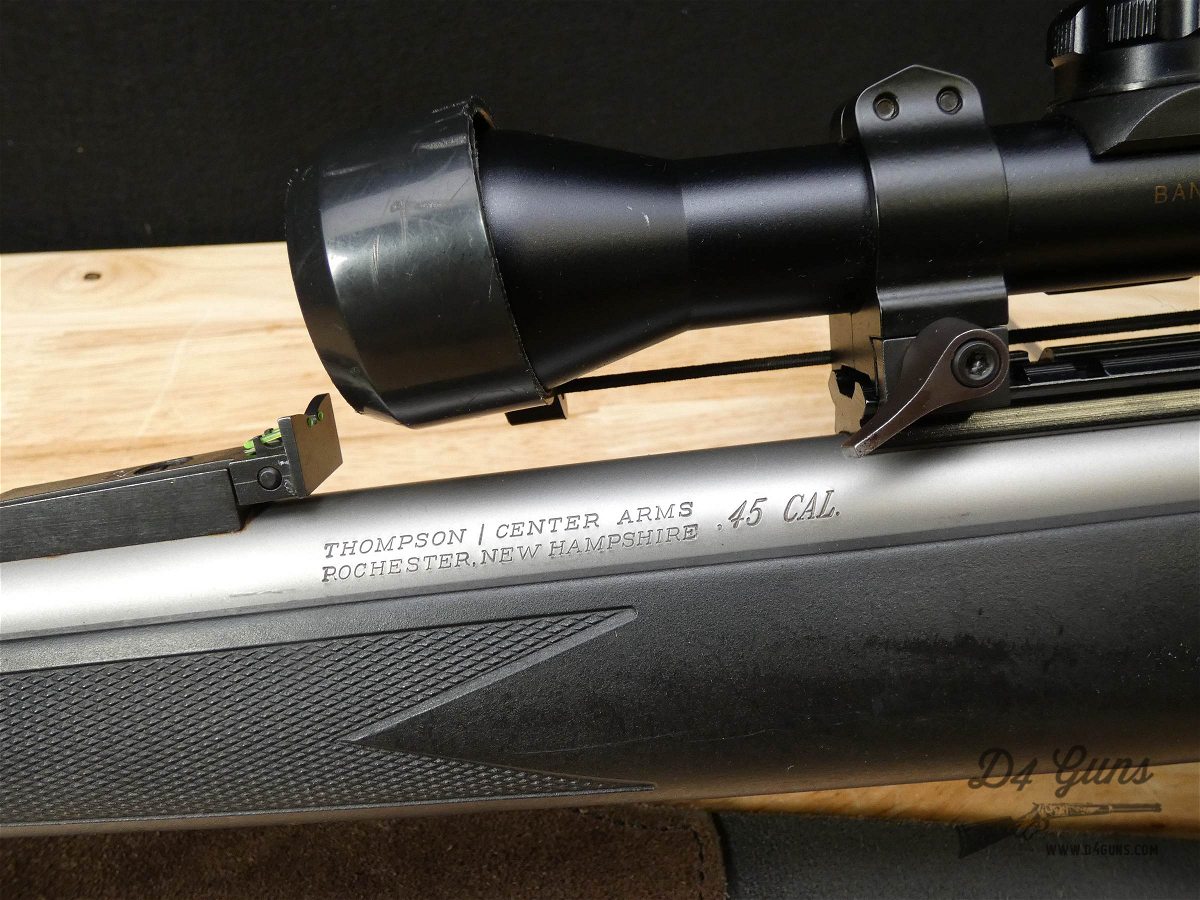 Thompson Center Omega - .45 Cal - Stainless - w/ Bushnell Scope - .45 ...