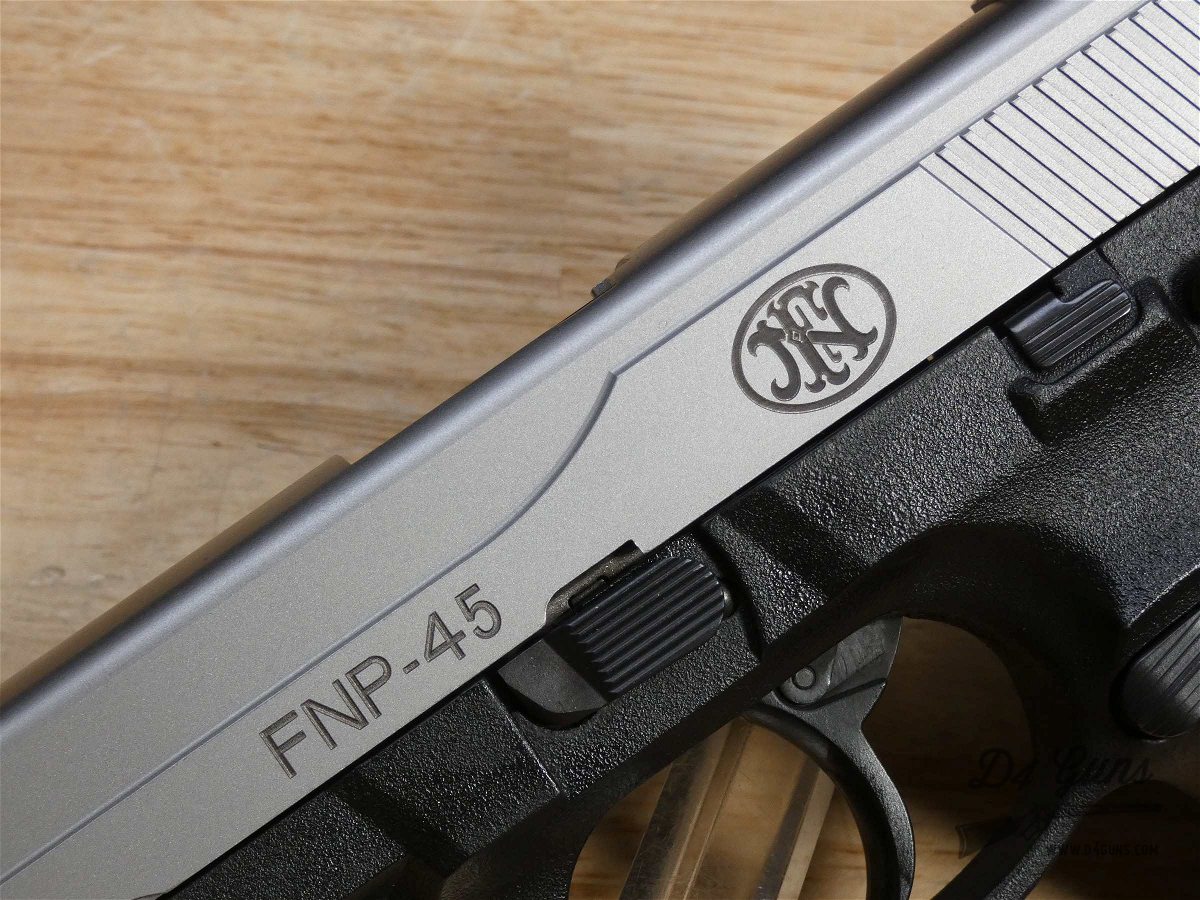 FN FNP-45 - .45 ACP - w/ 3 Magazines & OG Case - FNP 45 - Stainless ...