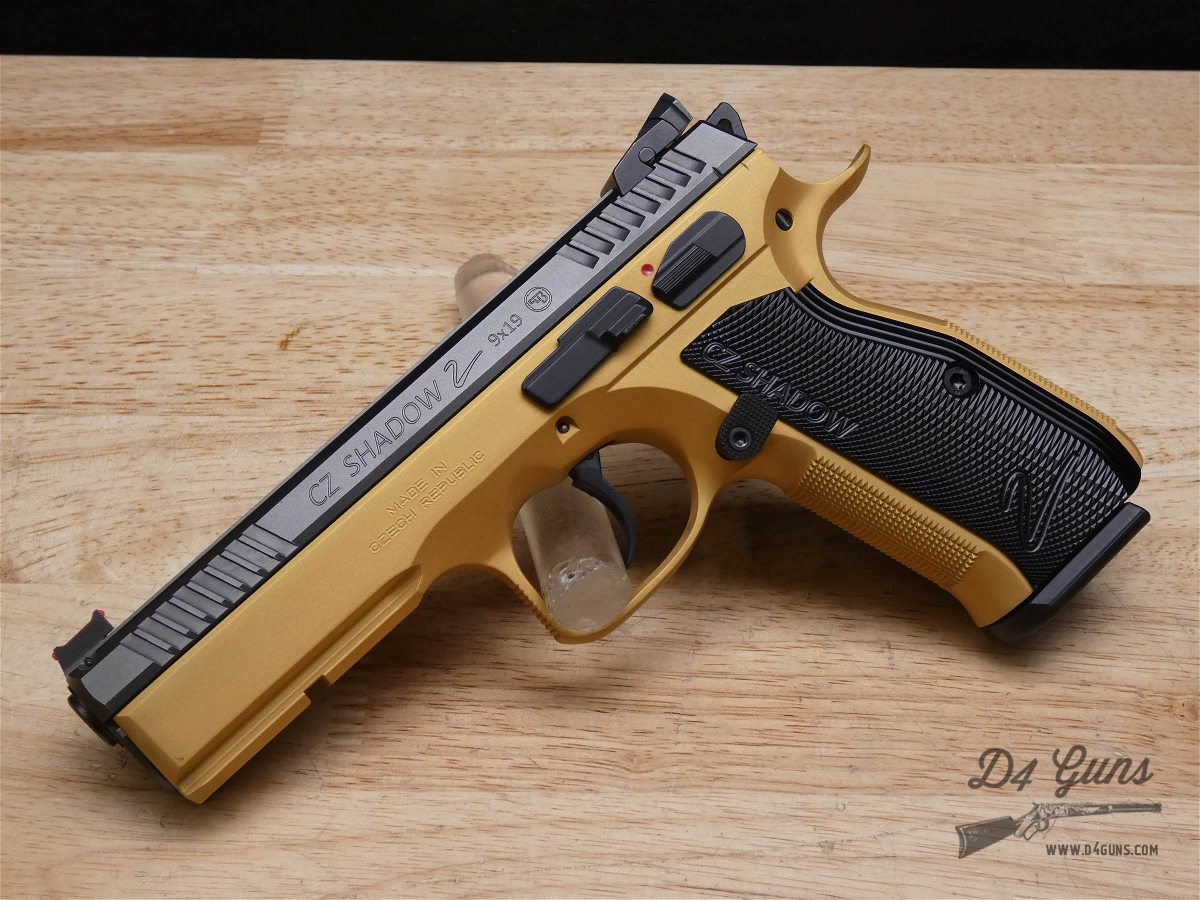 CZ Shadow 2 Gold - 9mm - 2018 - Comp - USPSA - Case & 3 Mags - Limited ...